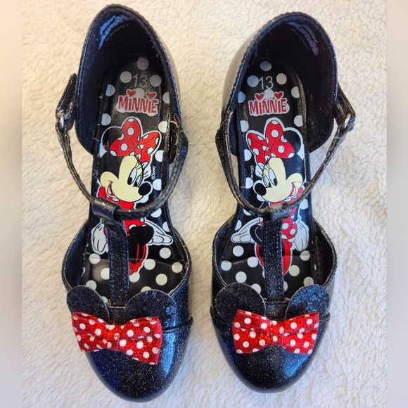 Disney | Shoes | Disney Mini Mouse Patent Leather Shoes Size 3 Little ...